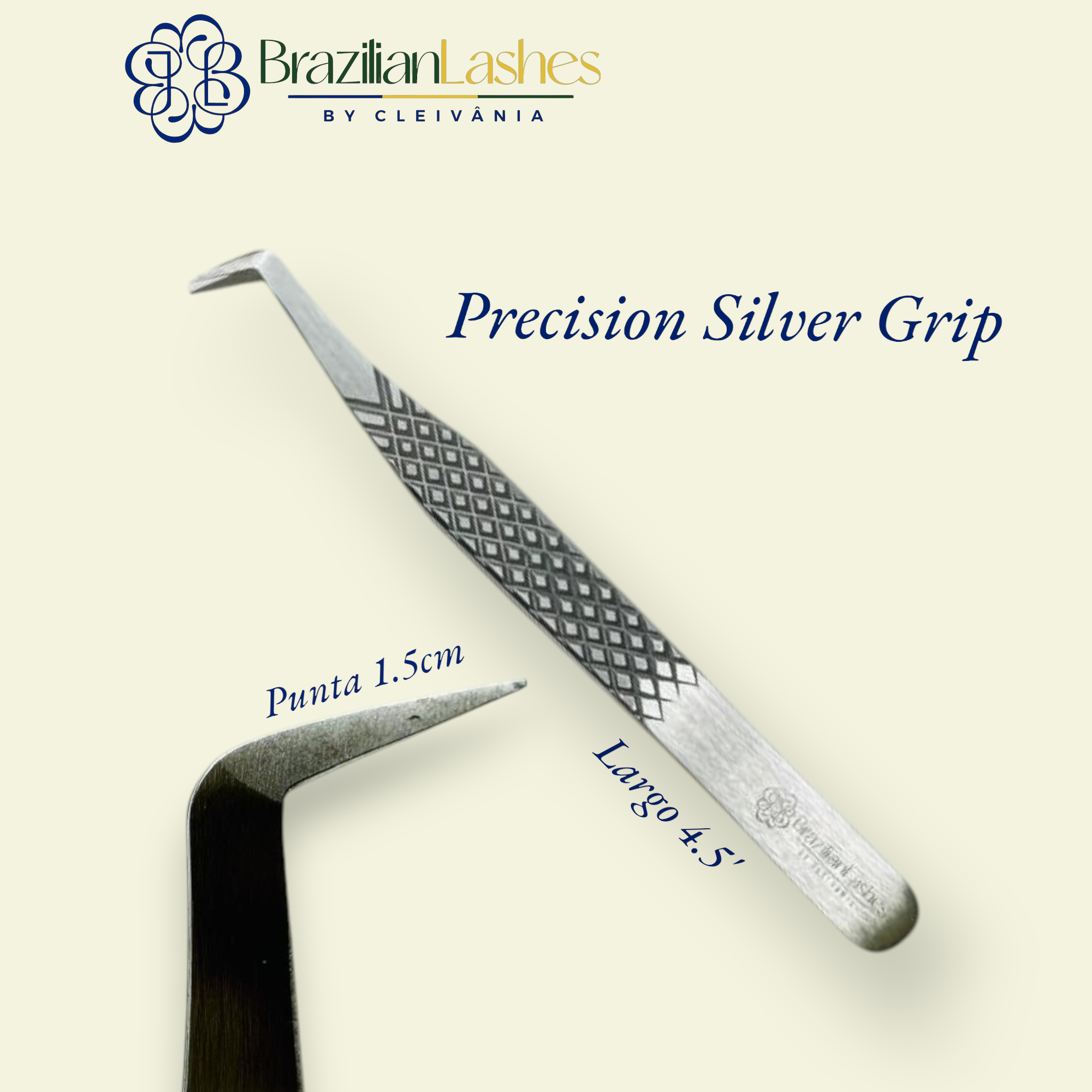 Precision Silver Grip – Brazilian Lashes