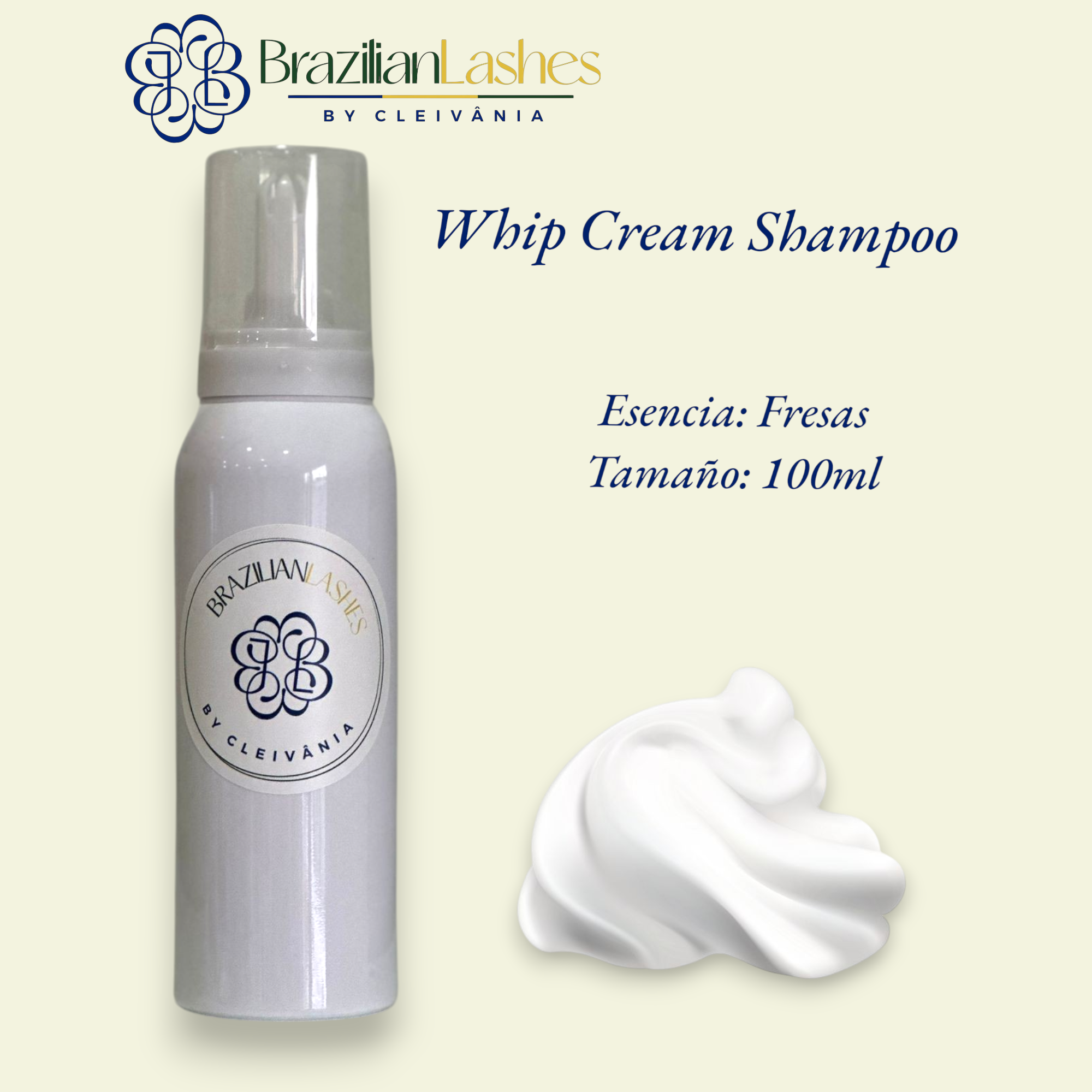 Whip Cream Shampoo – Brazilian Lashes