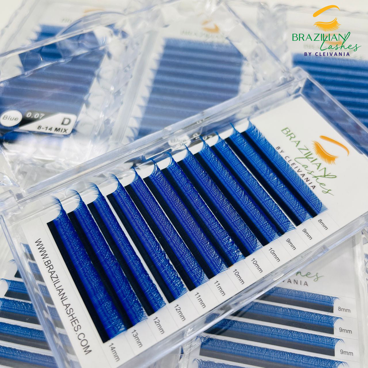 Pestañas Volumen Brasileño - YY 0.07 D Mix Rainbow Madness – Brazilian ...